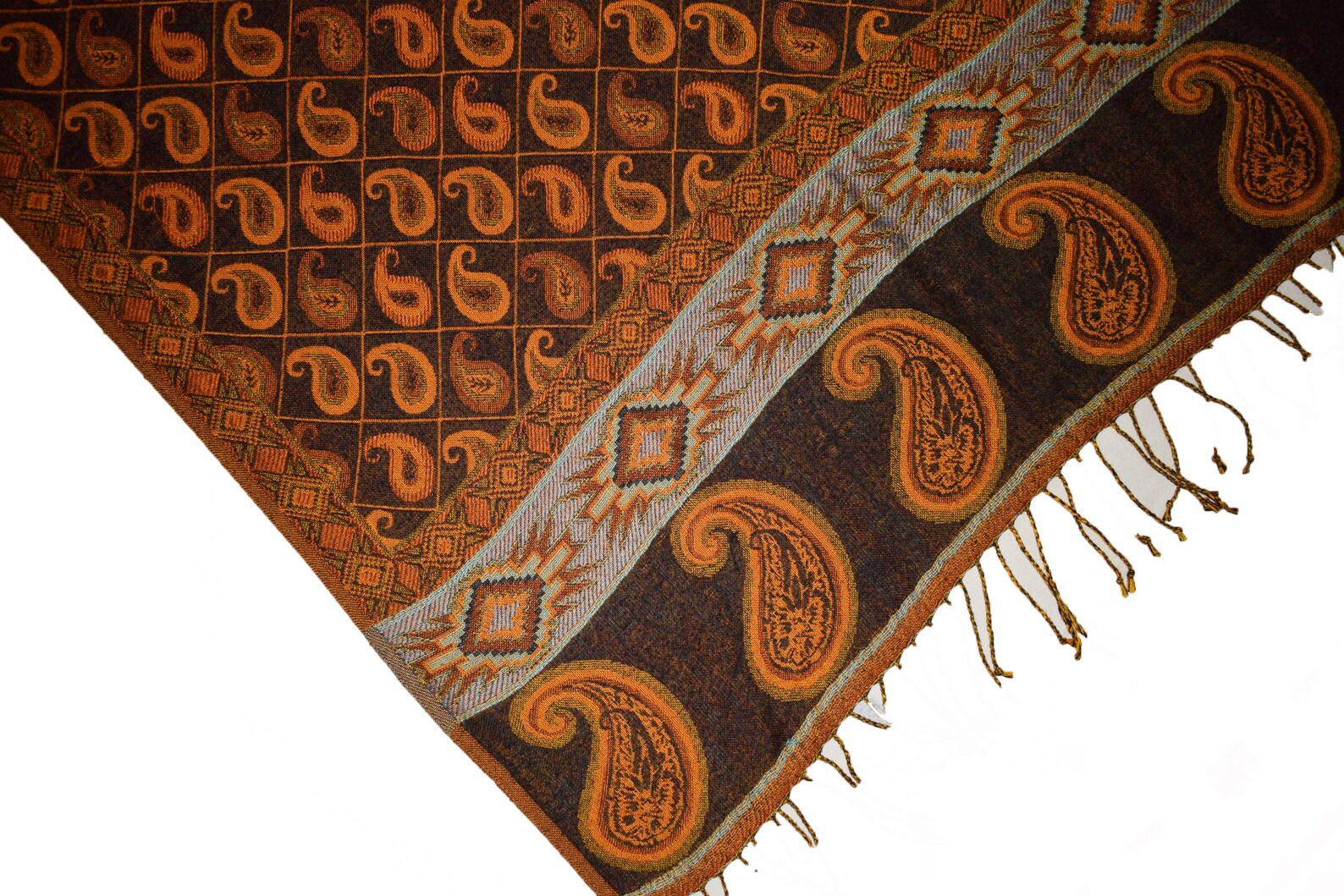 Antique Vinatge Indian Kashmir Textile Woven 1960s Pure | Etsy