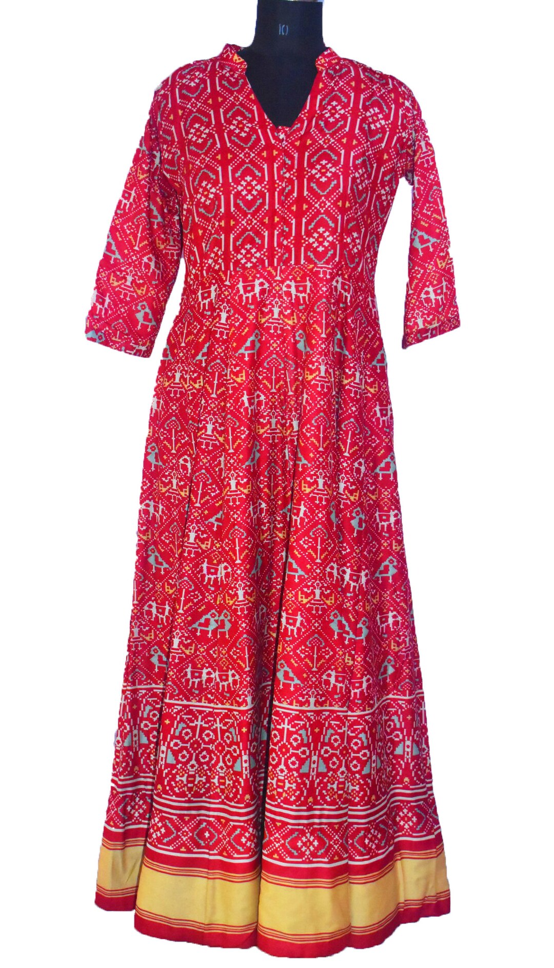 Old Antique Vinatge Indian Gujarati Beautiful Ethnic Patola Printed ...