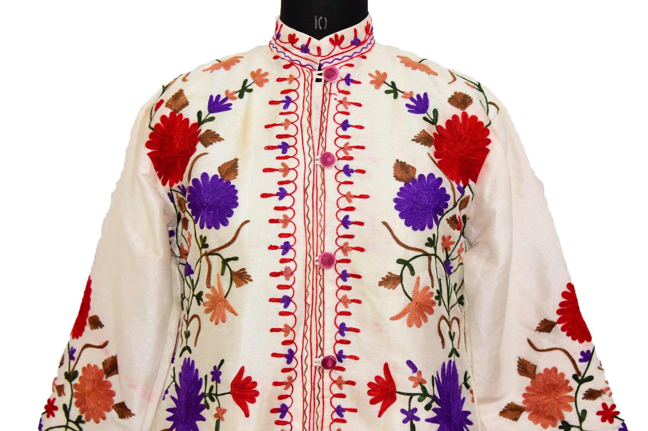 Antique Eastern Indian Kashmiri Crewel Embroidery Jacket / - Etsy