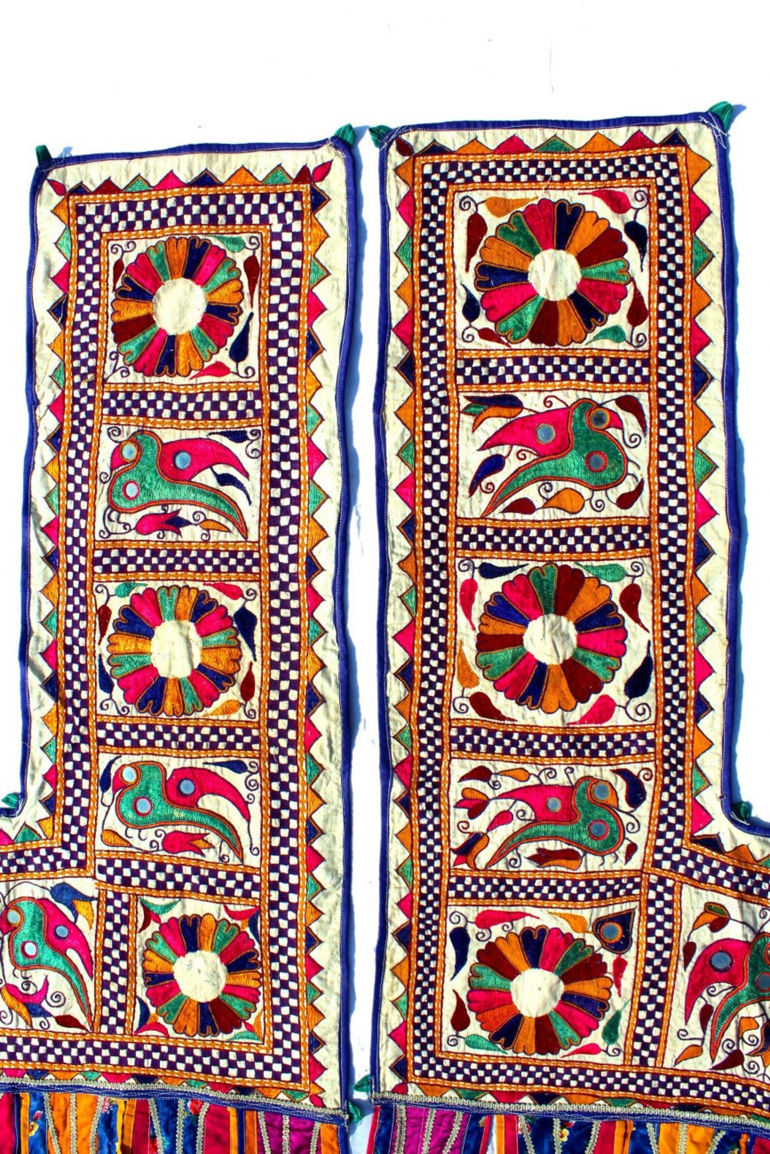 Antique Vintage Banjara Indian Gujarati Wall Hanging, Handmade ...