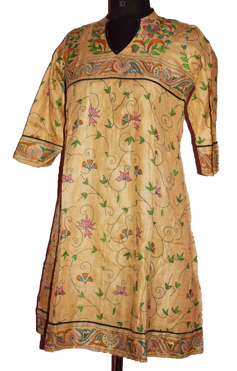 Antique Vintage Indian West Bengal Kurta Top Lucknow Beautiful | Etsy