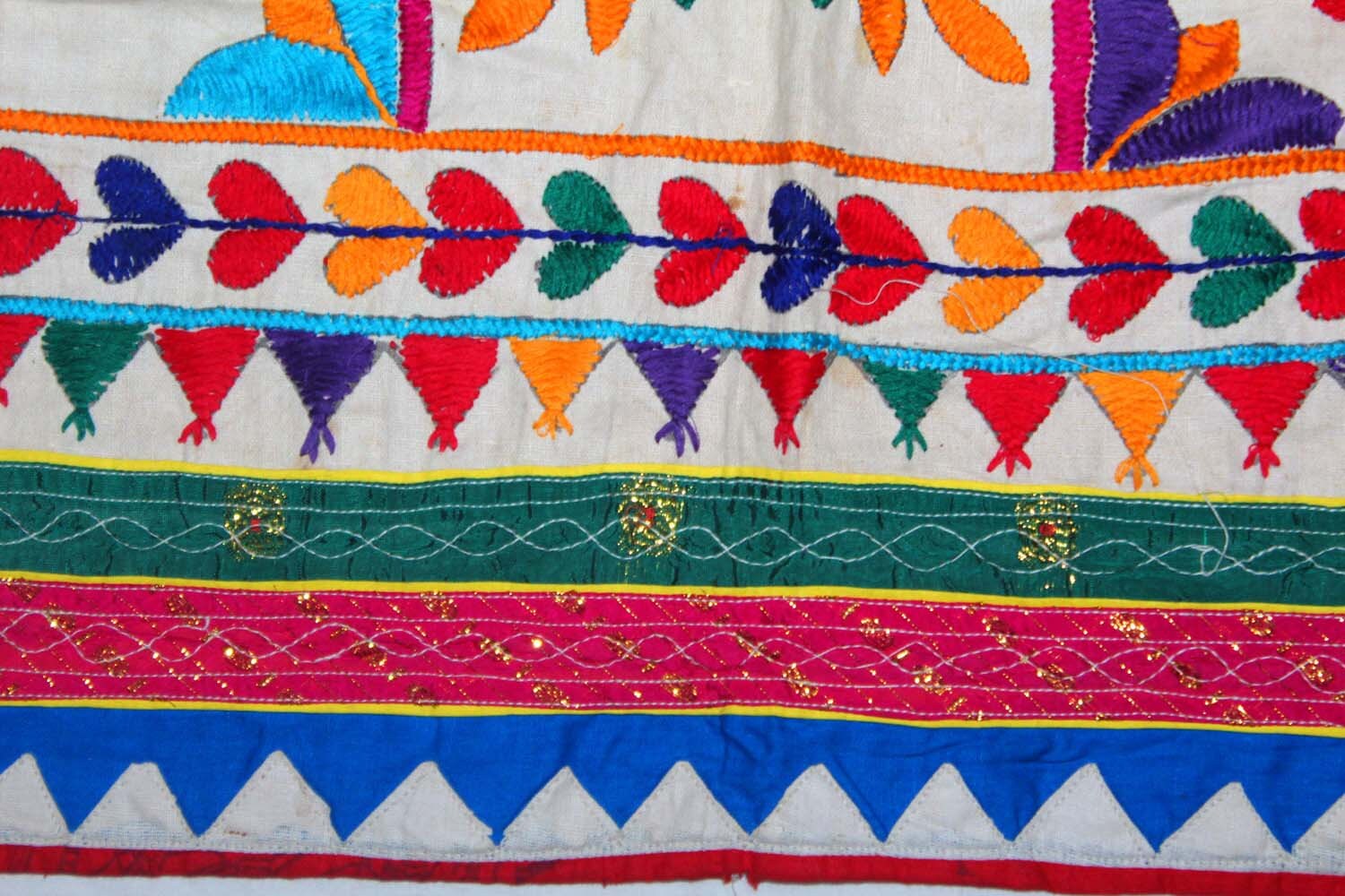 Pair OLD Authentic Vintage Indian Gujarati Banjara Handmade | Etsy