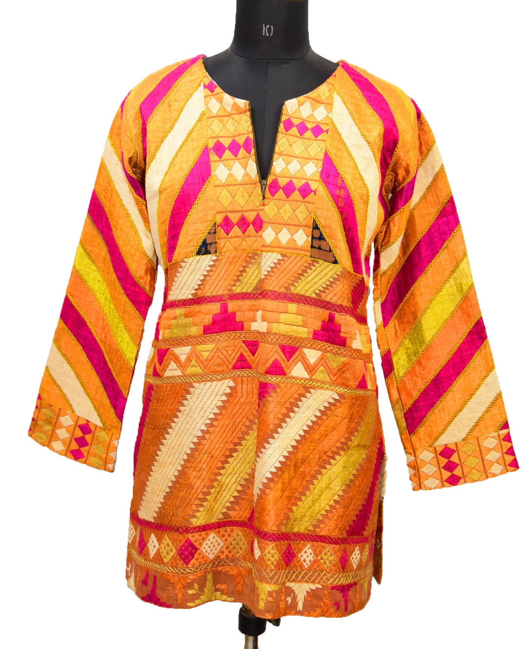 Indian Authentic Very Vintage Style Punjab Old Textile Handmade Multi ...