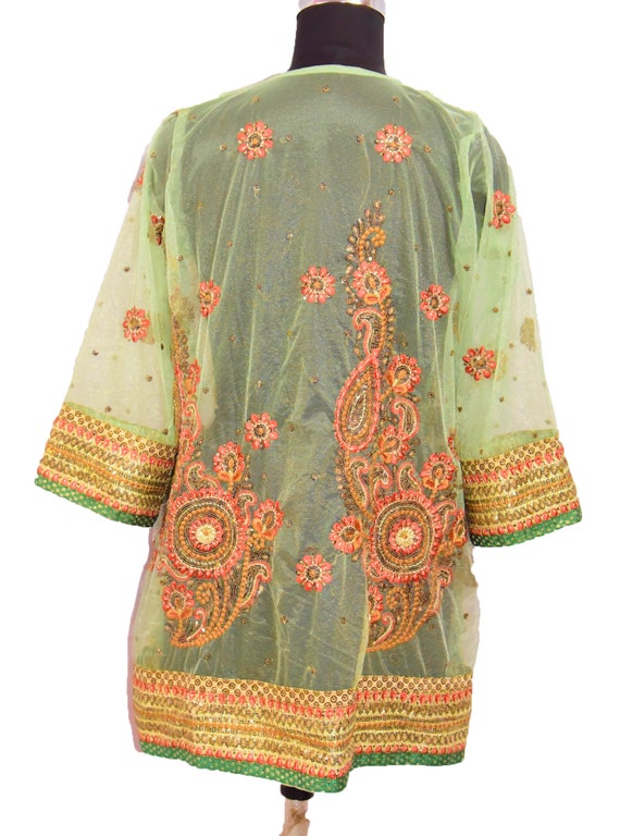 Beautiful Vintage Boho Music Festival Look Long Jacke… - Gem
