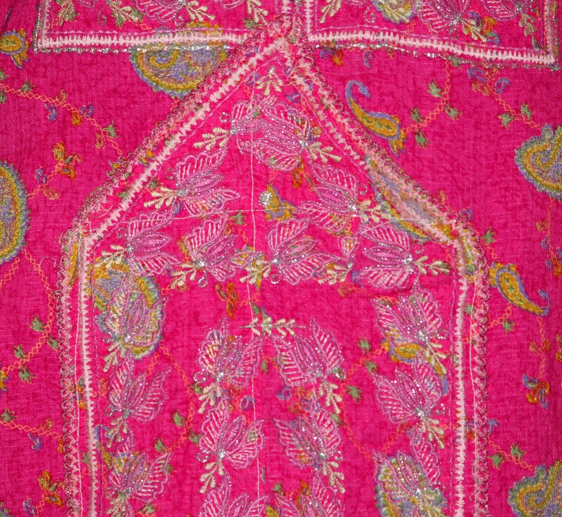 Antique Vintage Afghan Pakistan Dress Handmade Embroidery Work Gypsy ...