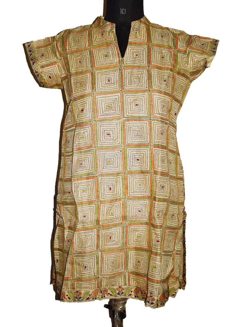 Antique Indian West Bengal Vintage Kurta Top Lucknow Beautiful | Etsy