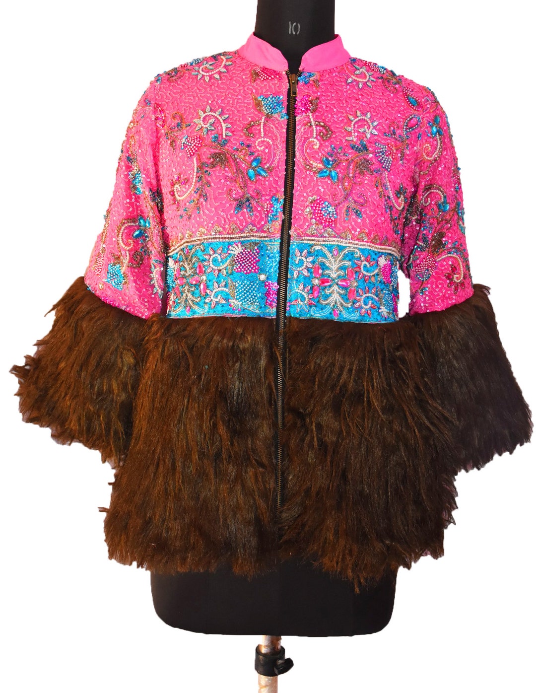 Boho Ibiza Beautiful Party Wear Jacket Bridal Beaded Embroidered ...