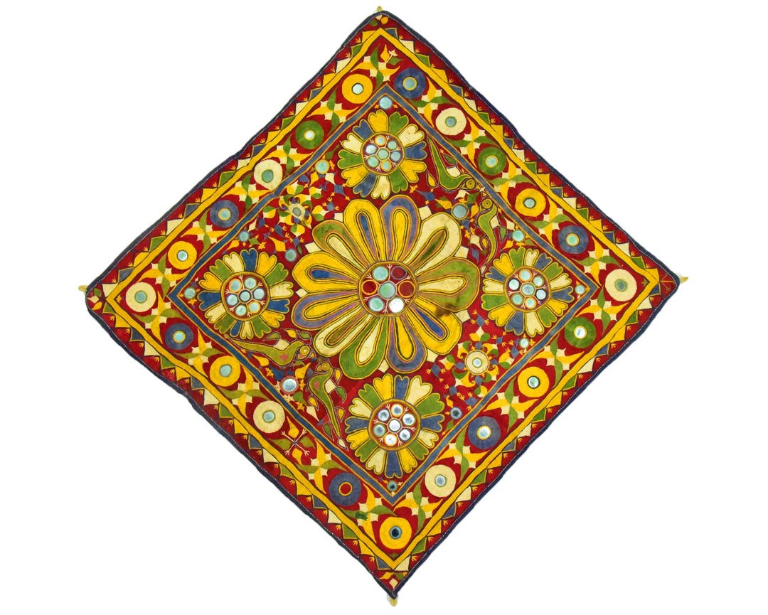 OLD Banjara Authentic Vintage Indian Gujarati Kutch Tribal Boho Gypsy ...
