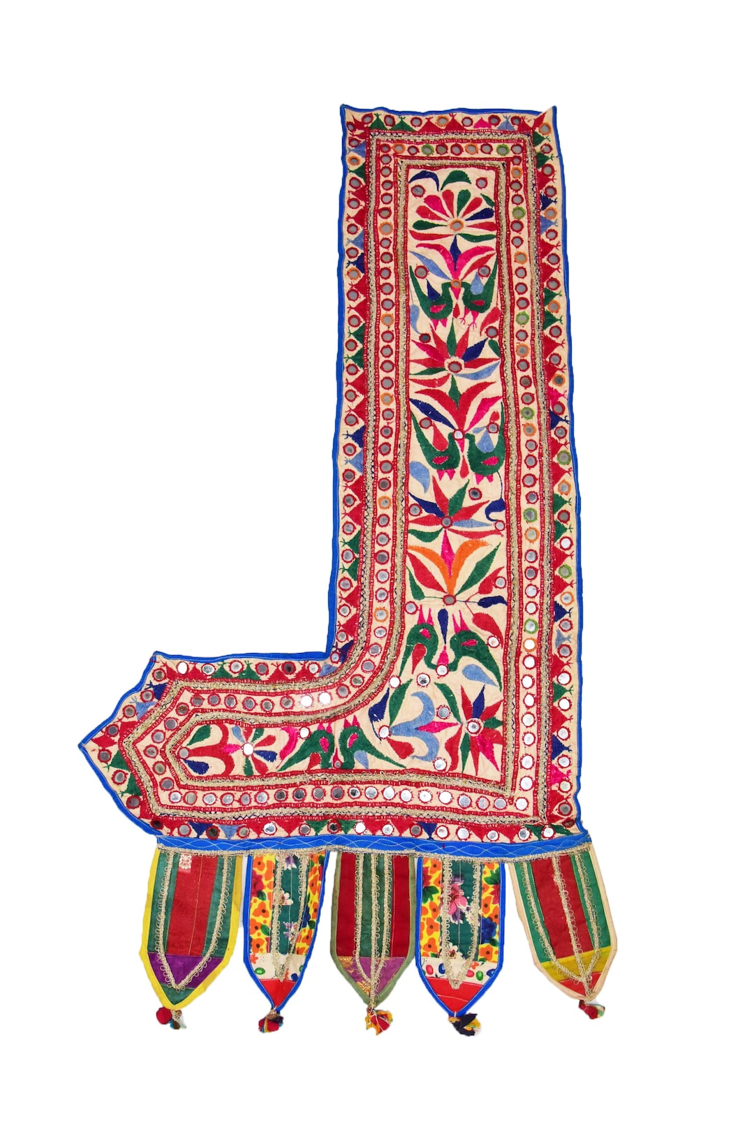 Vintage Banjara Gujarati Rabari Kutch Wall Hanging Hand Embroidery ...