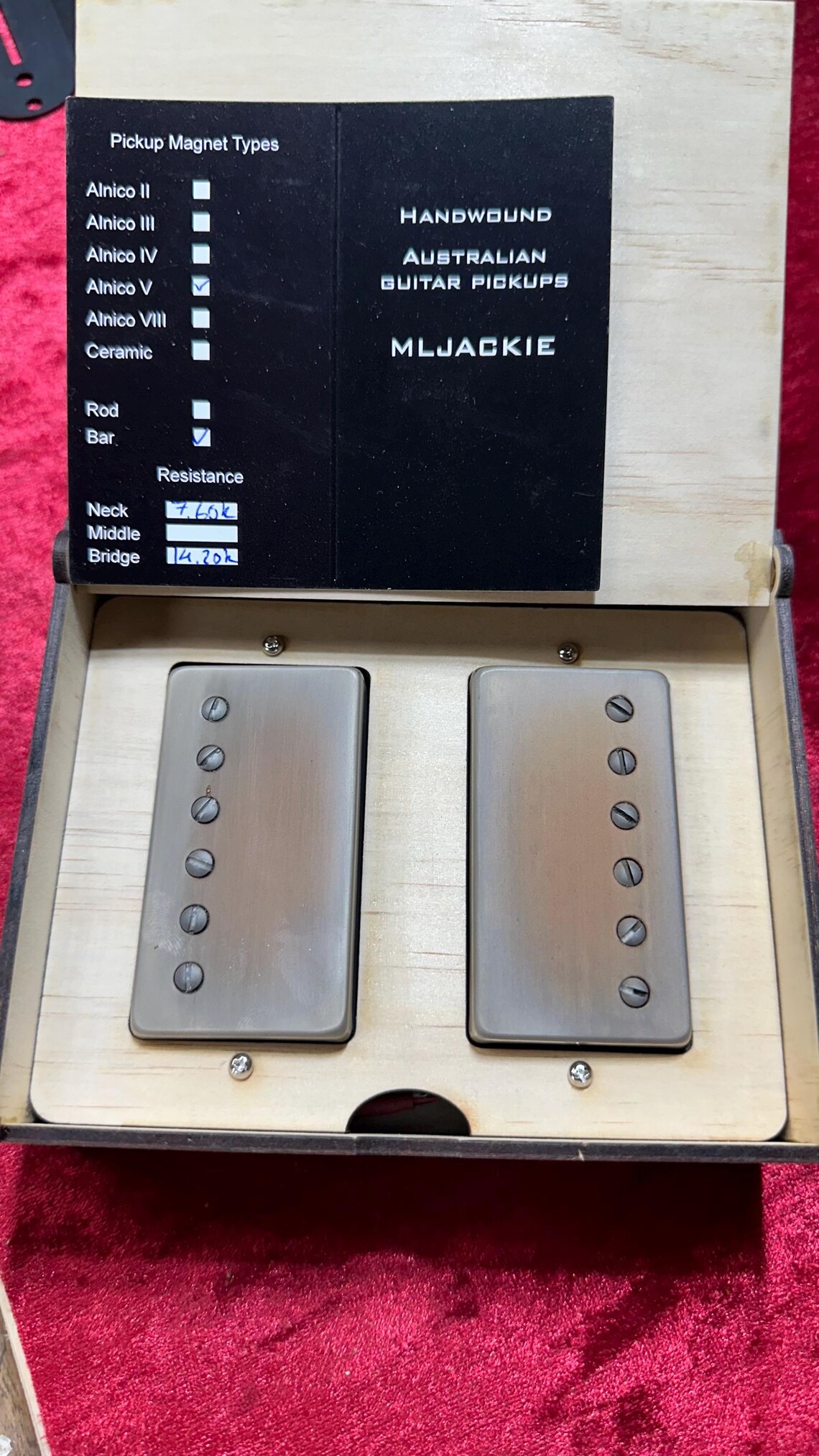 Mljackie Handwound Relic Style Humbucker Guitar Pickups, Relic Cover - Etsy