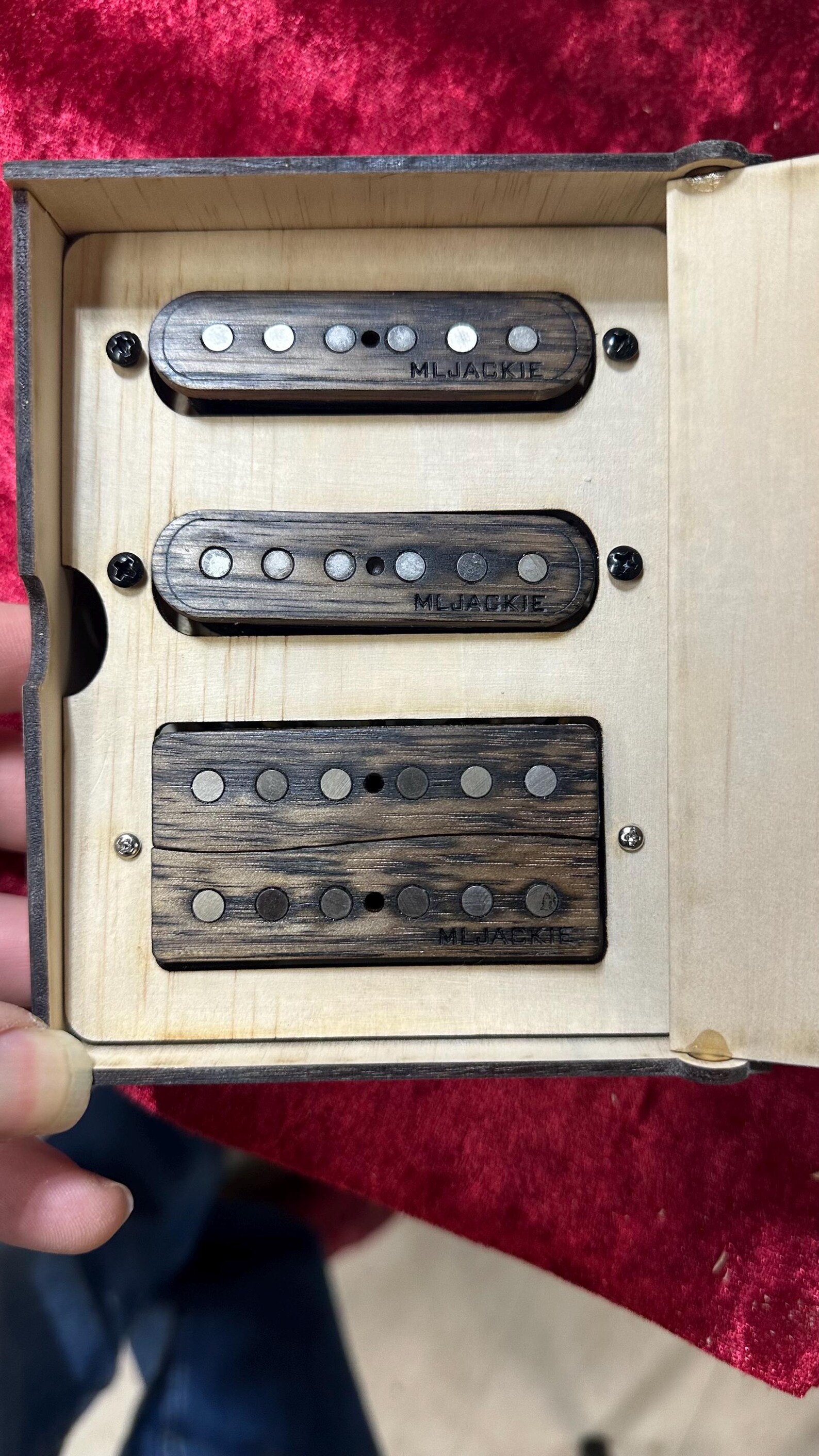 Spectrum Handwound Electric Guitar Wooden Mljackie Spectrum SSH Pickups ...