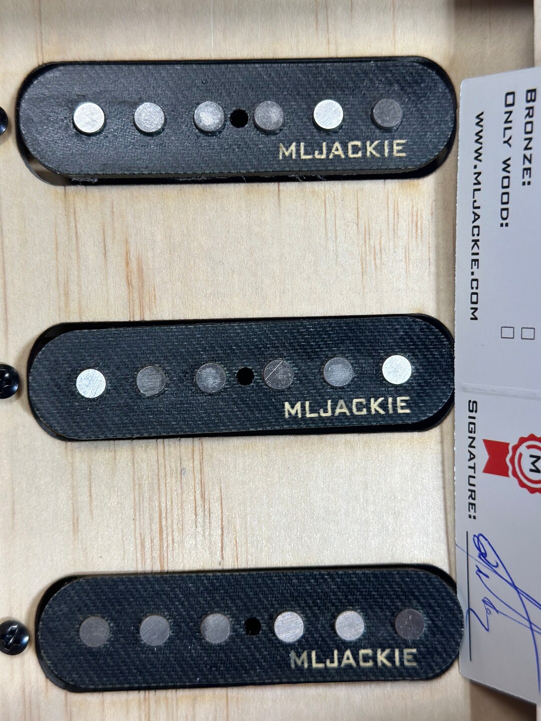 BL Handwound Electric Guitar St Single Coil Wood and Micarta Pickups - Etsy