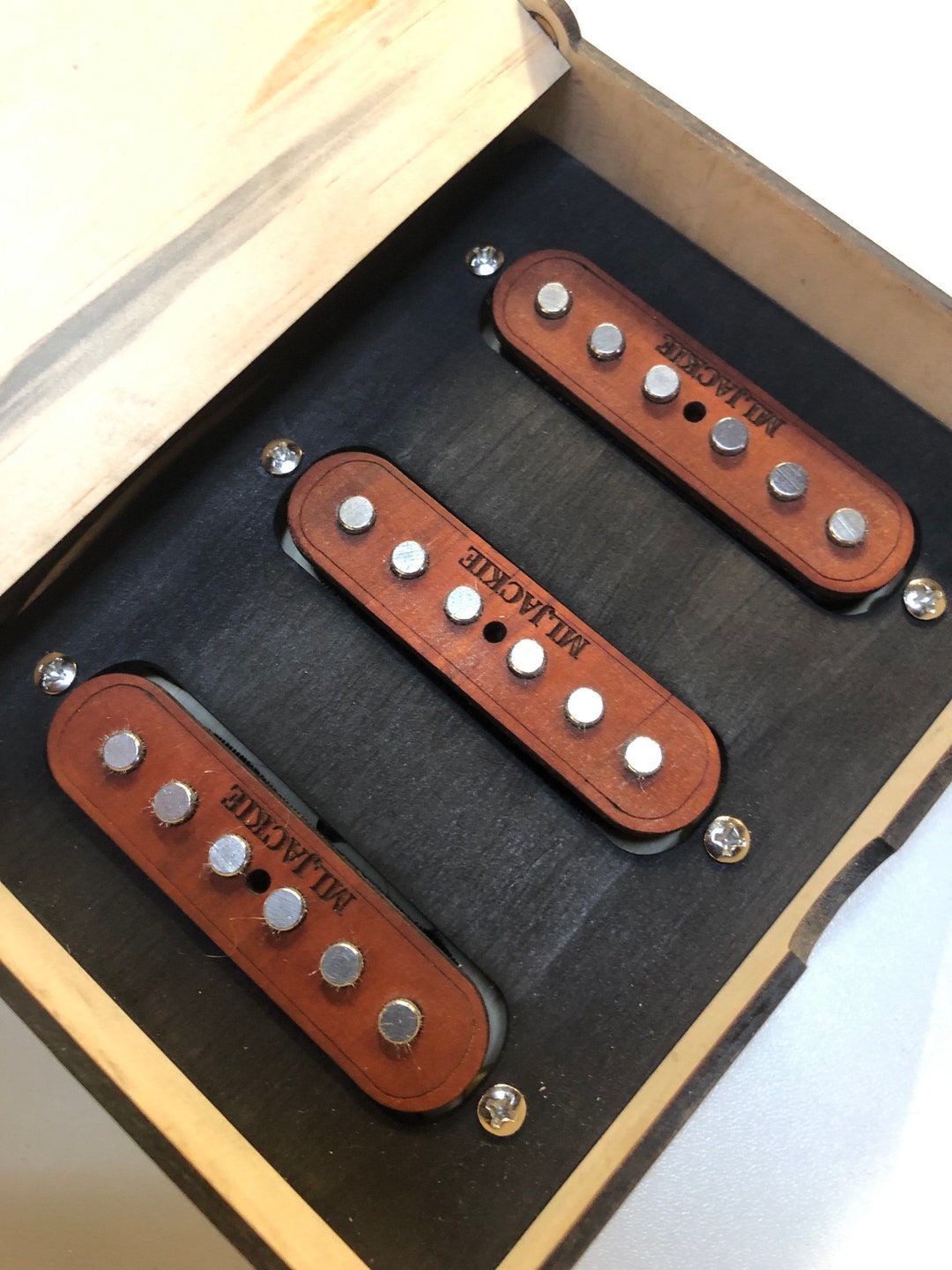 Handwound Australian Electric Guitar Pickups With Wooden - Etsy Australia