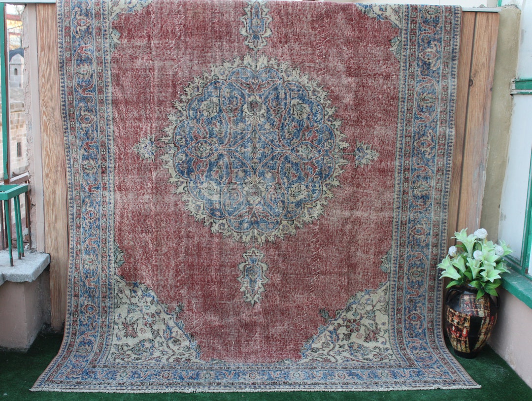 Large Turkish Rug, Oversize Rug, Large Rug, Livingroom Rug, 11x7 Rug ...