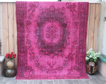 Pink Turkish Rug - Etsy