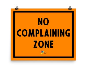 No complaining | Etsy