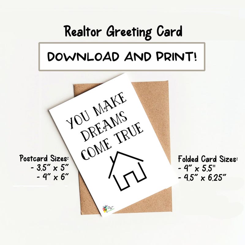 Realtor Thank You Card - Etsy