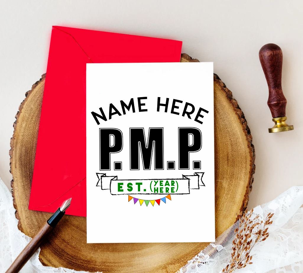 PMP Congratulations Card for Project Management Professional - Etsy