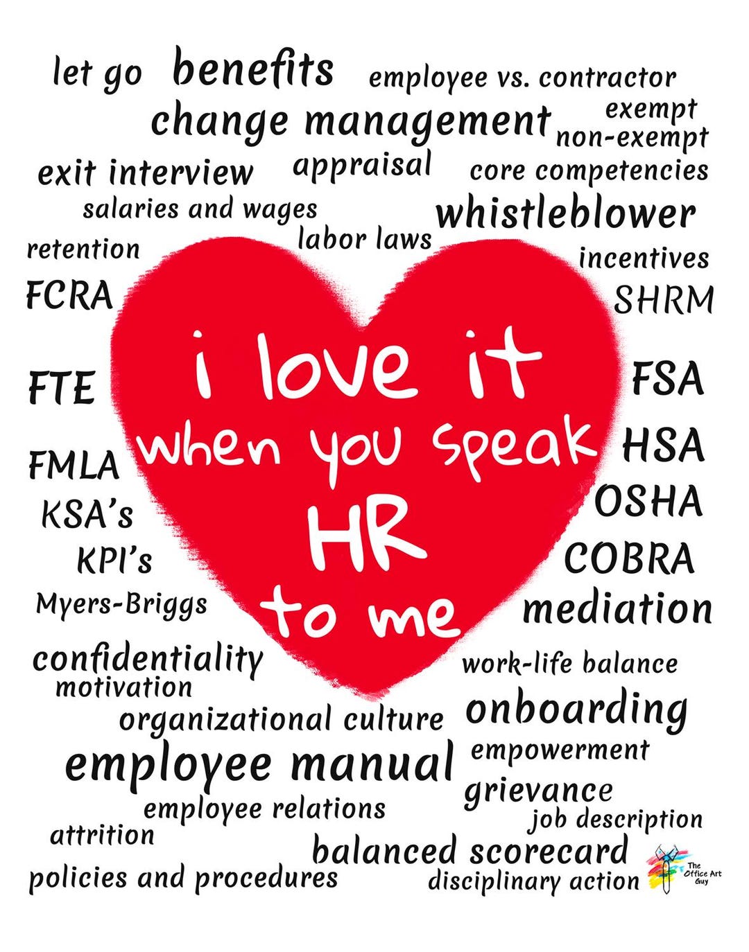 Human Resources Poster Print Funny HR Wall Art - Etsy