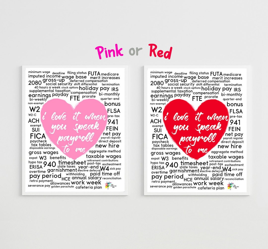 Payroll Art Print for Office Decor Funny Business Wall Art - Etsy