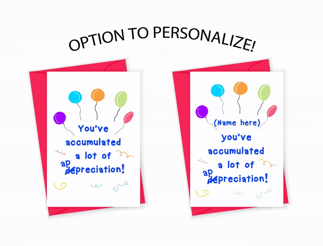 Accountant Greeting Card Thank You Gift Accumulated Appreciation - Etsy