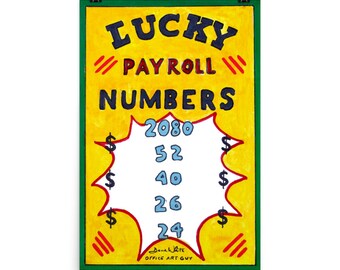 Payroll Art | Etsy
