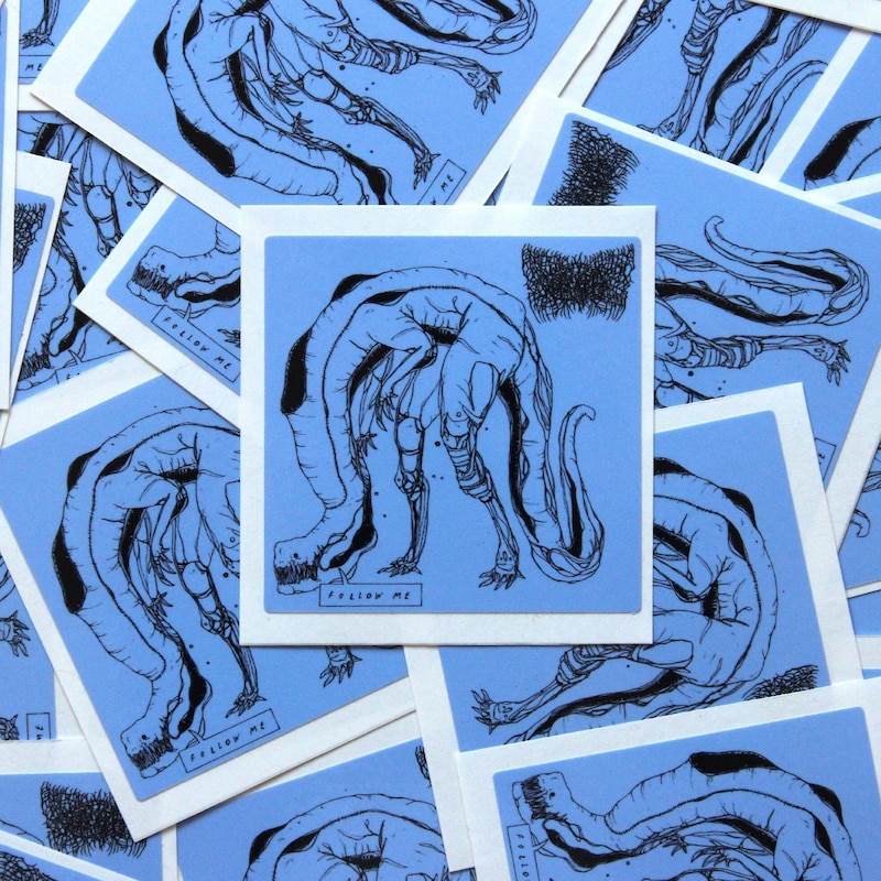 Weird Abstract Stickers - Etsy UK