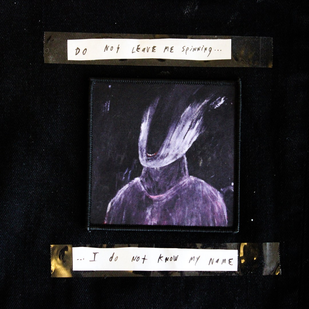 SPINNING | Horror Scream Patch, Screen Printed Sew-on, Grunge Goth Punk ...