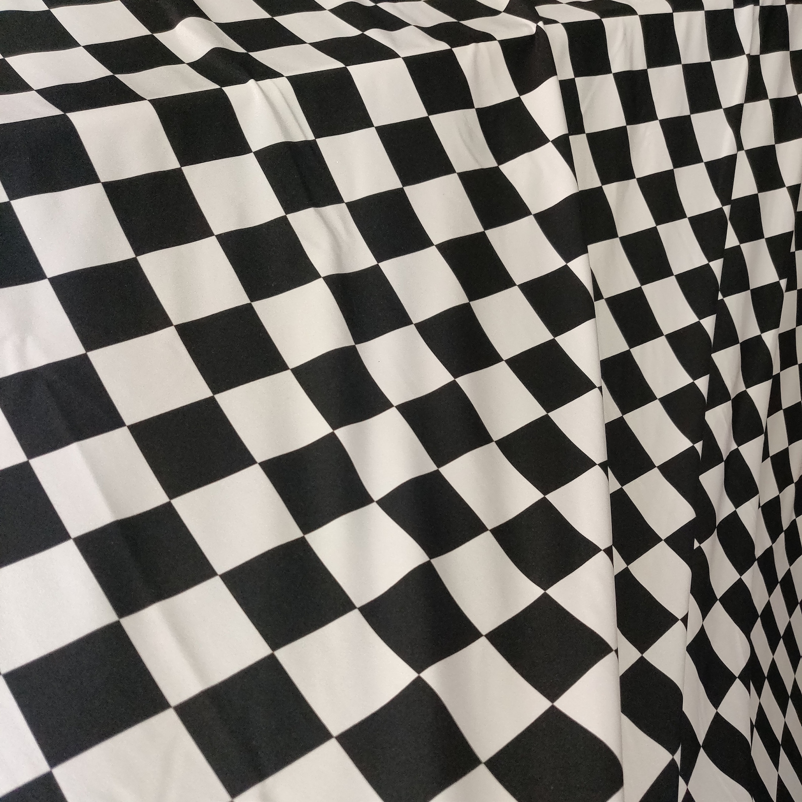 2x2 Checkerboard Print on Nylon Spandex Fabric - Etsy