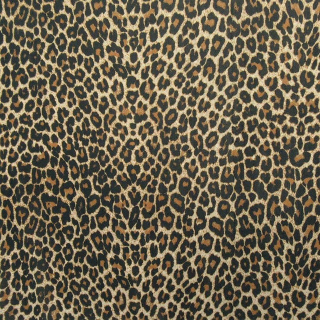 Leopard Print on Poly Mesh Fabric | (4 Way Stretch/per Yard) - Etsy