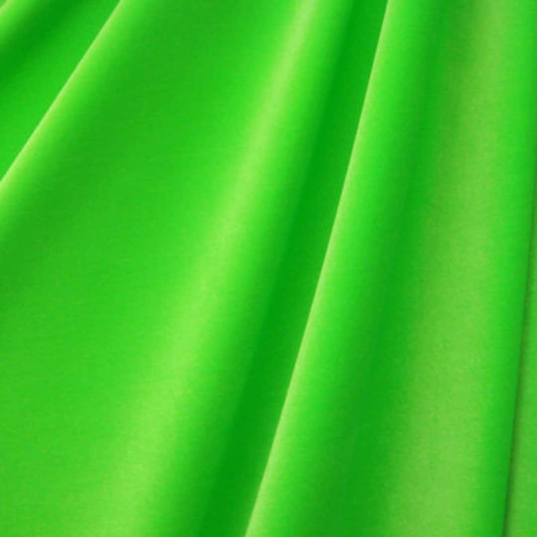 Solid Color Stretch Velvet Fabric (neon Green) | (4 Way Stretch/per ...