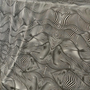 Psychedelic Void Abstract Print on Poly Spandex Fabric | (4 Way Stretch ...