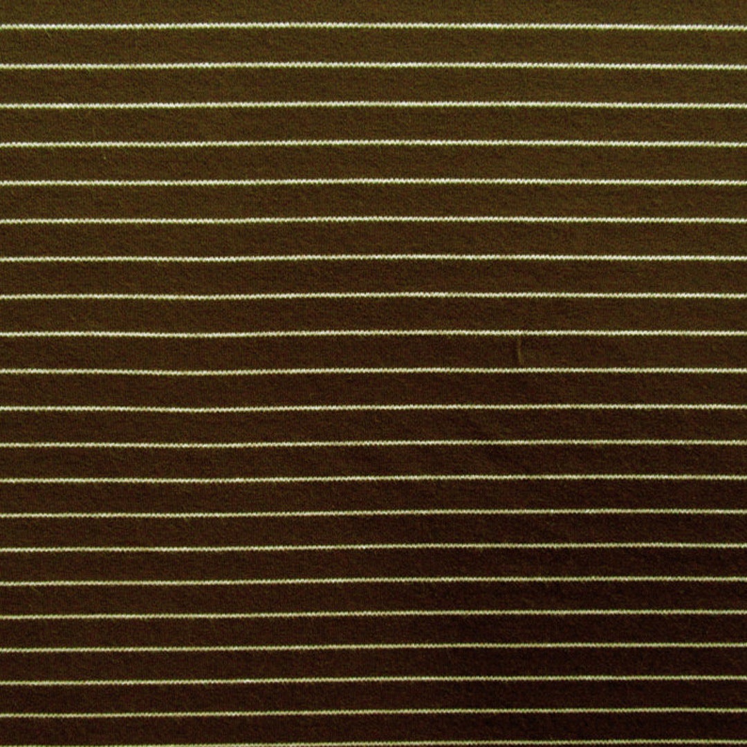 Horizontal Stripes on Cotton Lycra Fabric coffee 2 Way Stretch/per Yard ...