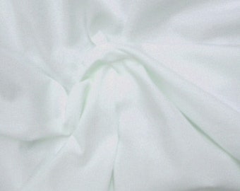 White Cotton Jersey Spandex Knit Stretch Fabric 58/60 - Etsy