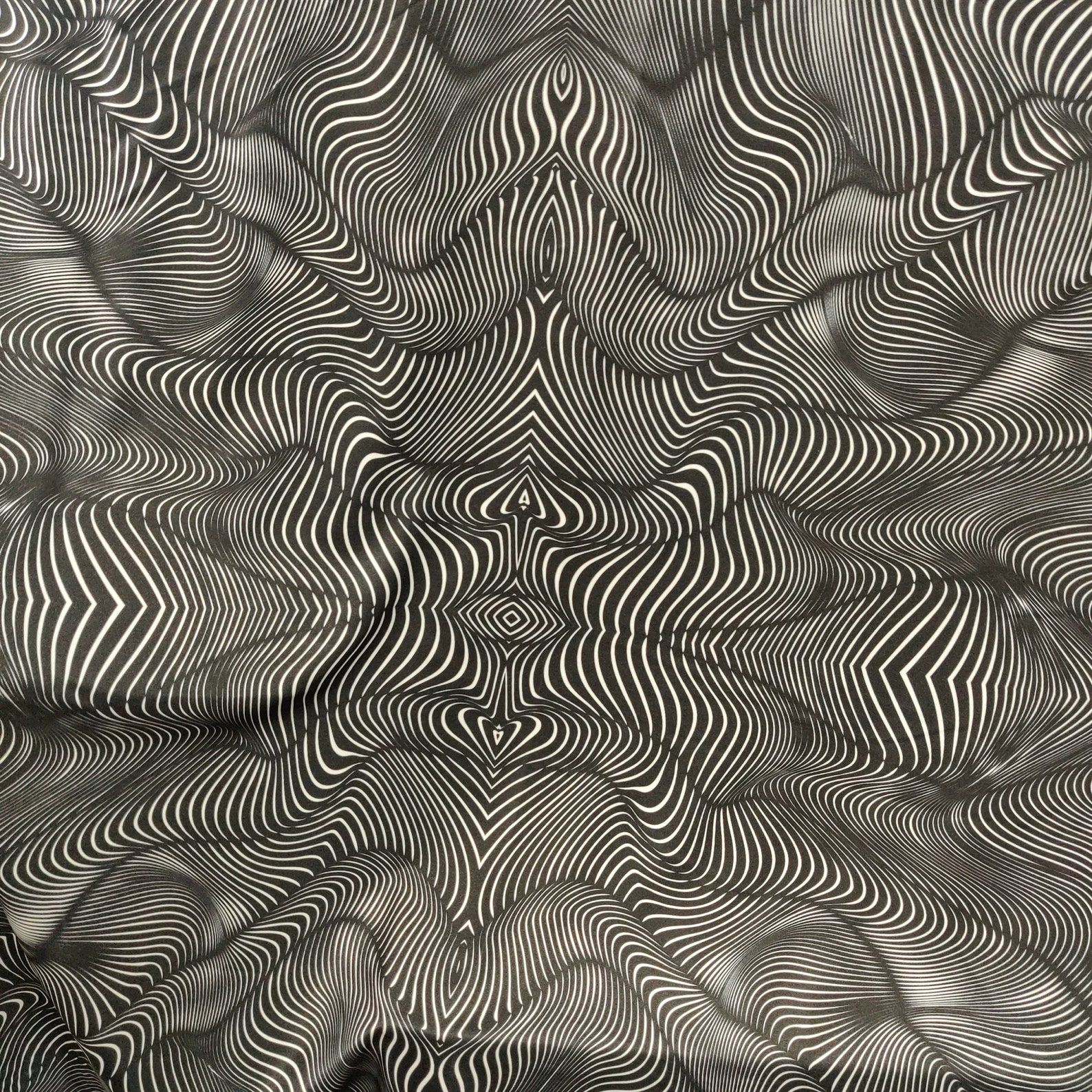 Psychedelic Void Abstract Print on Poly Spandex Fabric 4 - Etsy