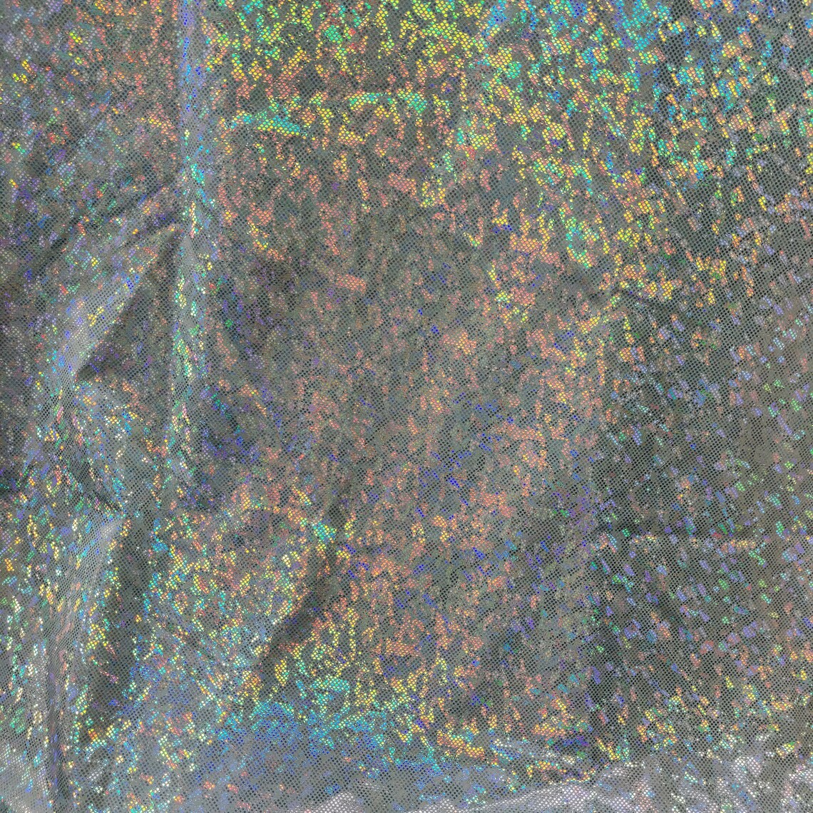 Silver & Light Blue Shattered Glass W/ Holographic Foil - Etsy