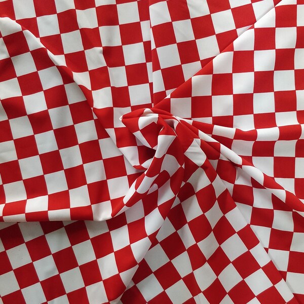 Checkerboard Fabric - Etsy