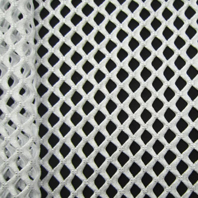 Metallic Cabaret Mesh With Big Holes Fabric | Multiple Colors | (2 Way ...