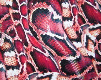Snake Print Fabric | Etsy