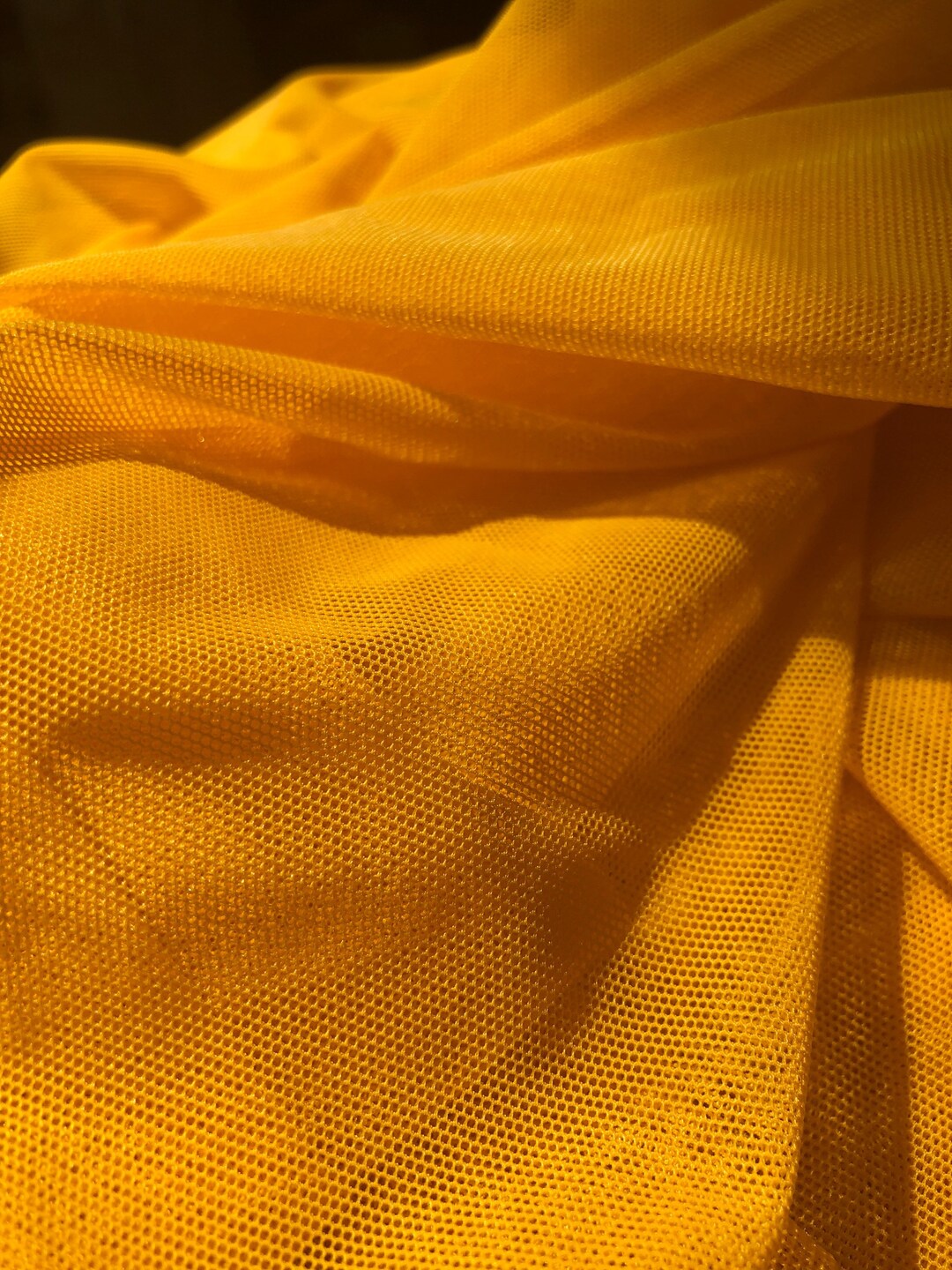 Stretch Sheer Mesh Fabric (athletic Gold) | (4 Way Stretch/per Yard) - Etsy