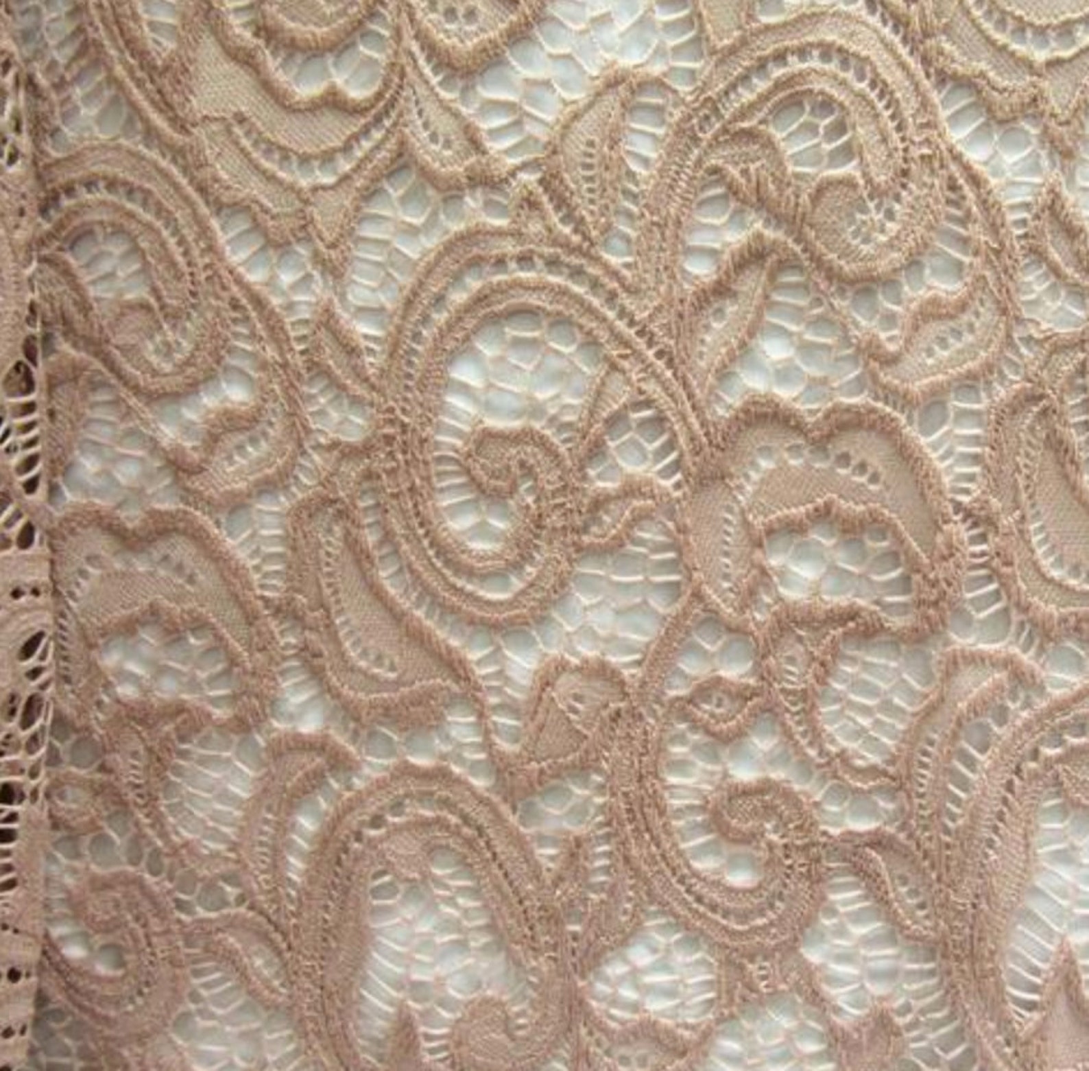Antique Paisley Pattern Stretch Lace Fabric 2 Way | Etsy