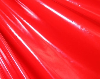 Red Vinyl Fabric | Etsy