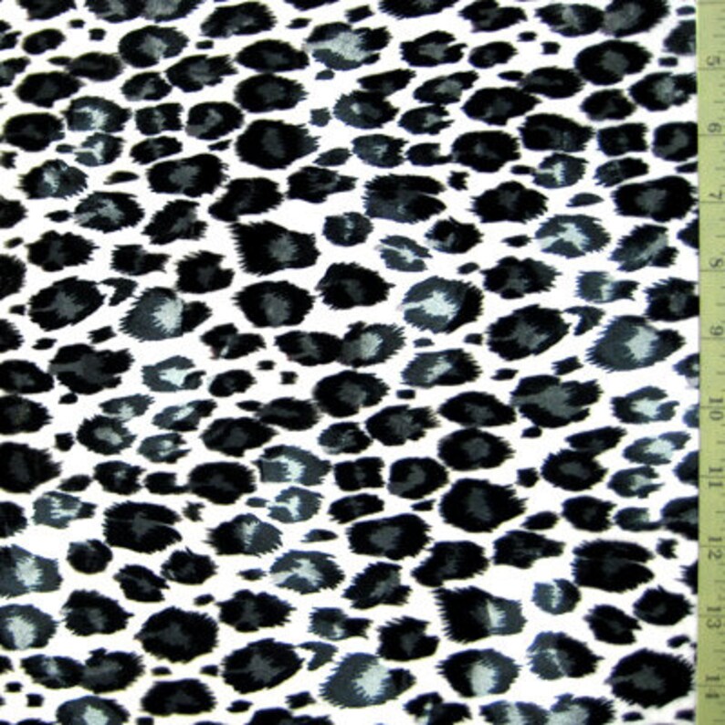 Safari Exotic's Velvet Leopard Skin Print Spandex Fabric - Etsy