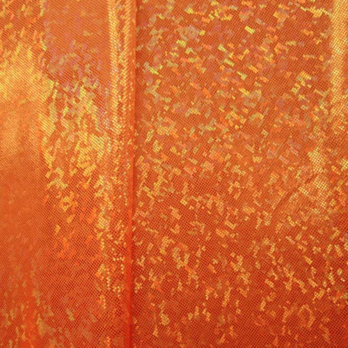 Orange Mystique Sparkle Spandex 4 Way Stretch Fabric BTY - Etsy