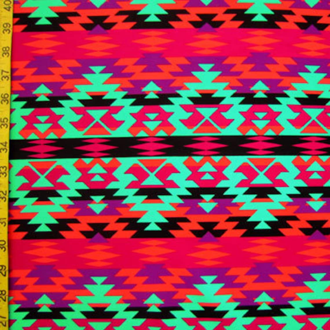 Aztec Tribal Pattern on Nylon Spandex Fabric 4 Way - Etsy