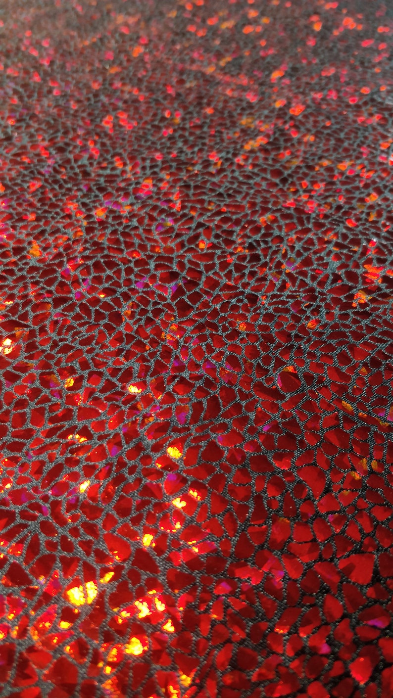 Holographic Foil Classic Avatar Pattern Spandex Fabric 4 - Etsy