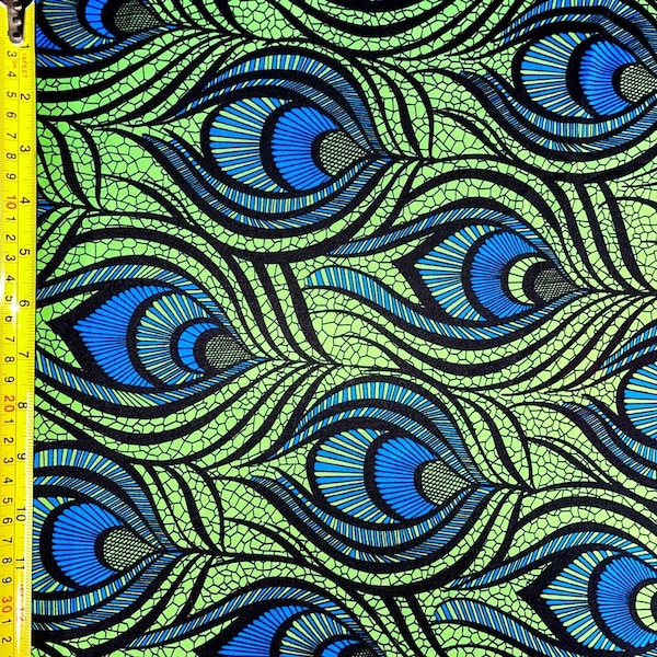 Peacock Print Fabric - Etsy