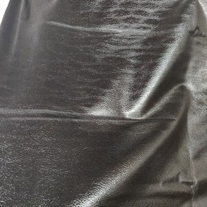 Shiny Design Foil on Poly Vinyl Fabric (black) | (4 Way Stretch/per ...