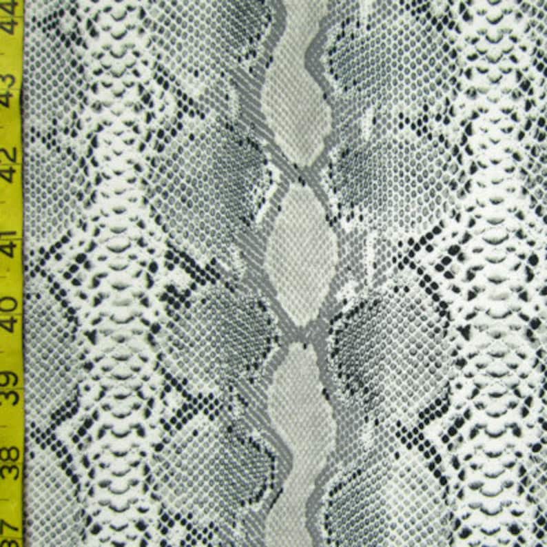 Snake Skin Print on Poly Spandex Fabric 4 Way Stretch/per - Etsy