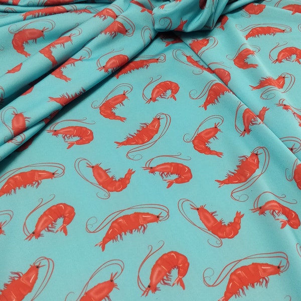 Shrimp Fabric - Etsy